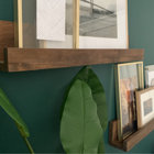 Birch Lane™ Dominique Alder Solid Wood Floating Shelf & Reviews | Wayfair