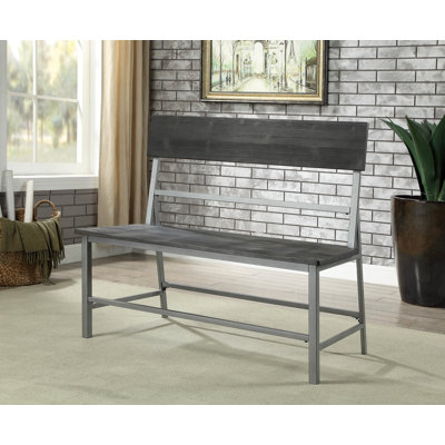 Williston Forge Mckain Metal Bench | Wayfair