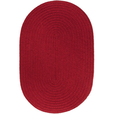 August Grove® Smyth Handmade Performance Red Rug & Reviews | Wayfair