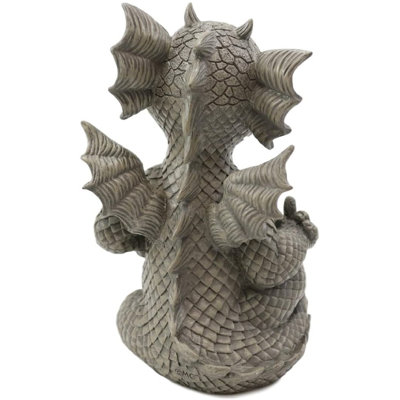 Trinx The Bird Rude Baby Dragon Sitting Statue | Wayfair