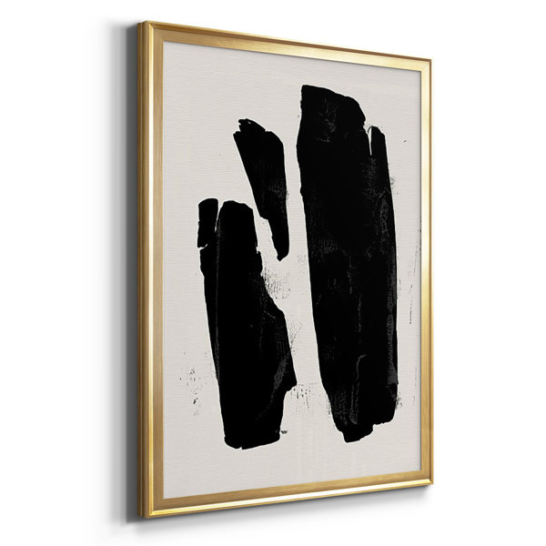 Brayden Studio® Triple Block Print II Framed On Paper Painting | Wayfair