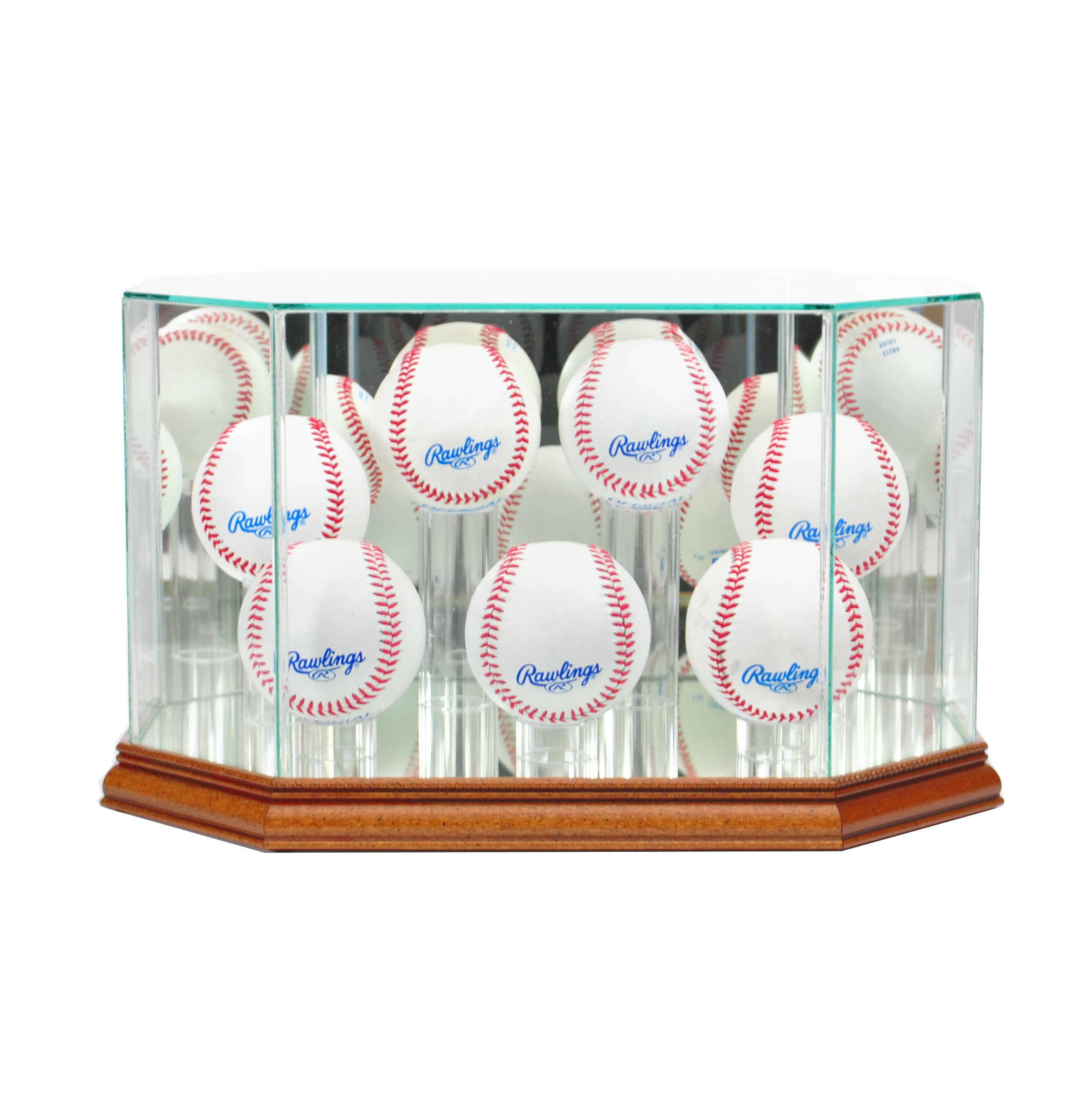 Perfect Cases And Frames 9.5'' x 9.5'' Glass Baseball Ball Display Case ...