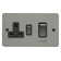 Eurolite Cooker Enhance Flat Plate Black Trim Wall Mounted Socket ...