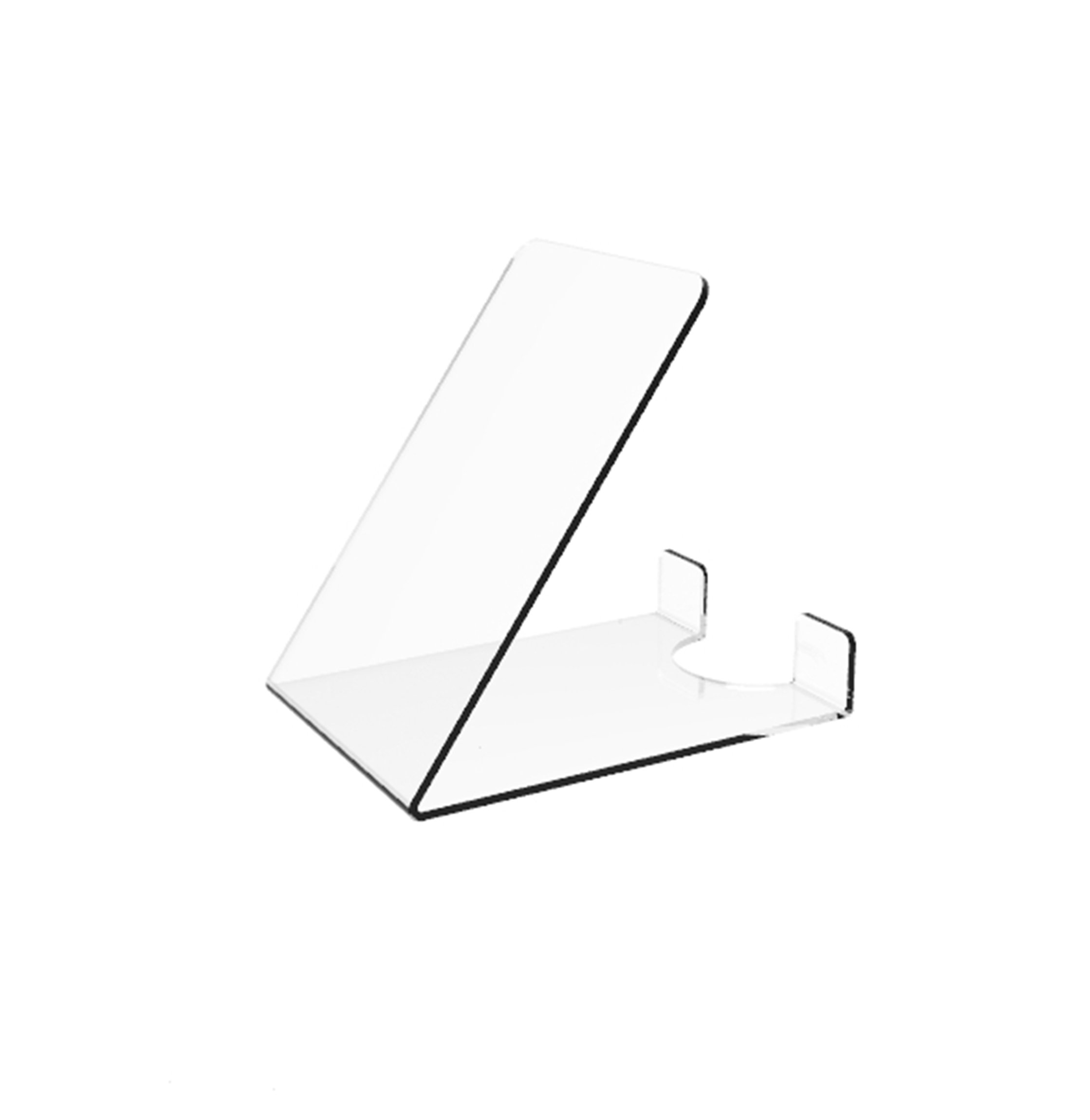 FixtureDisplays 4 PK Acrylic Plexiglass Clear Plate Holder Glorifier ...