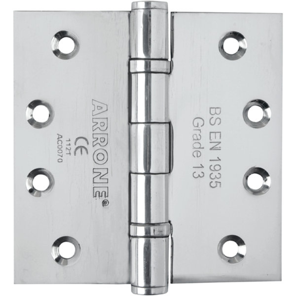 ARRONE 10.2cm H × 10.2cm W Butt Bearing Single Door Hinge | Wayfair.co.uk