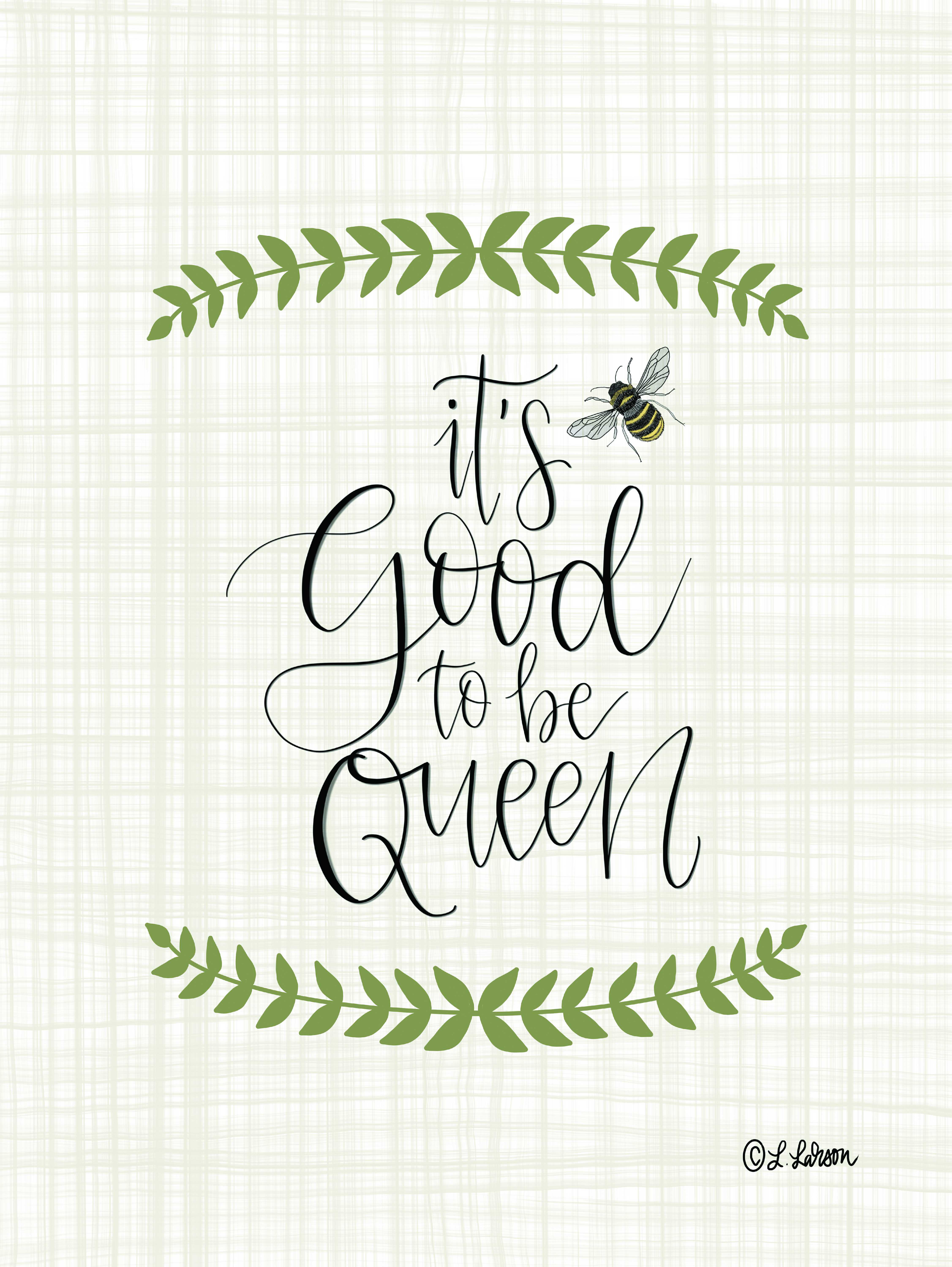 Trinx It's Good To Be Queen On Canvas Textual Art | Wayfair