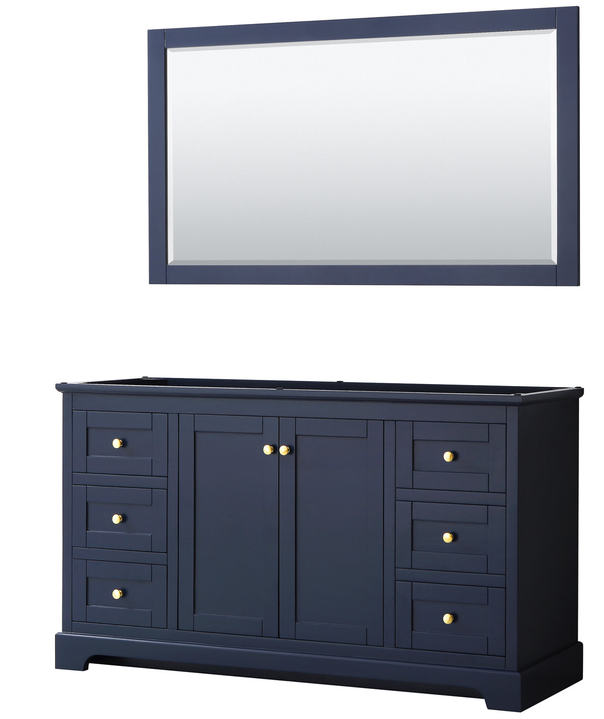 Wyndham Collection Avery 59" Single Bathroom Vanity Base Only | Wayfair