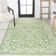 Canora Grey Debbe Vintage Filigree Textured Weave Indoor/Outdoor Green ...