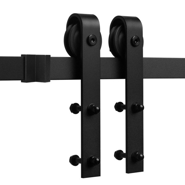 HomLux Standard Single Track Barn Door Hardware Kit & Reviews | Wayfair