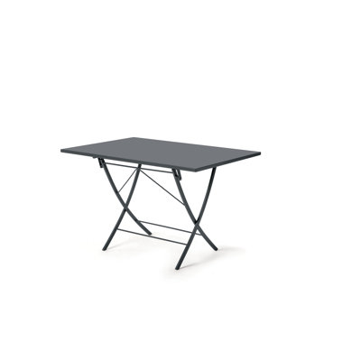 Ebern Designs Iduma Folding Stainless Steel Dining Table | Wayfair.co.uk
