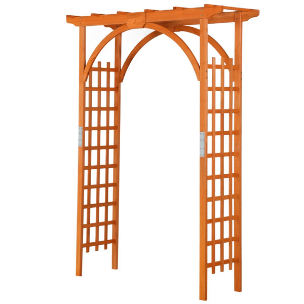 Yaheetech 63" W x 24" D Solid Wood Arbor & Reviews | Wayfair