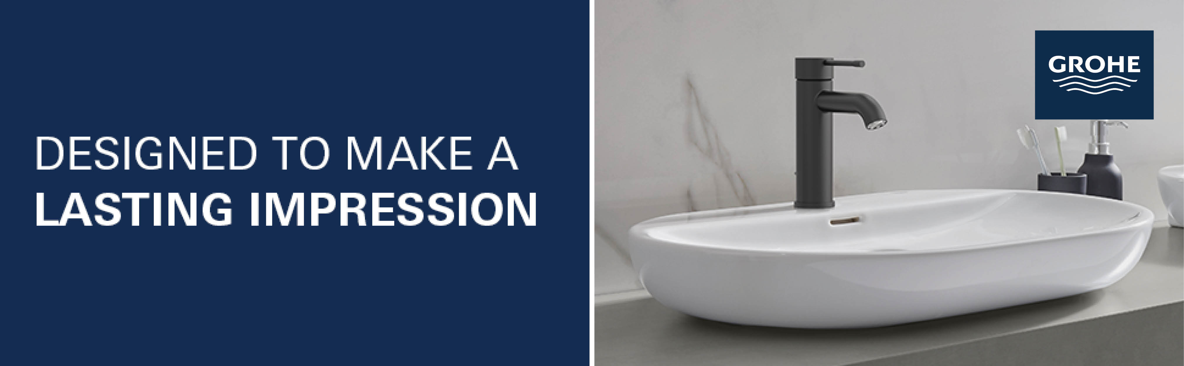 GROHE Essence New Single Hole Bathroom Faucet with Drain Assembly ...