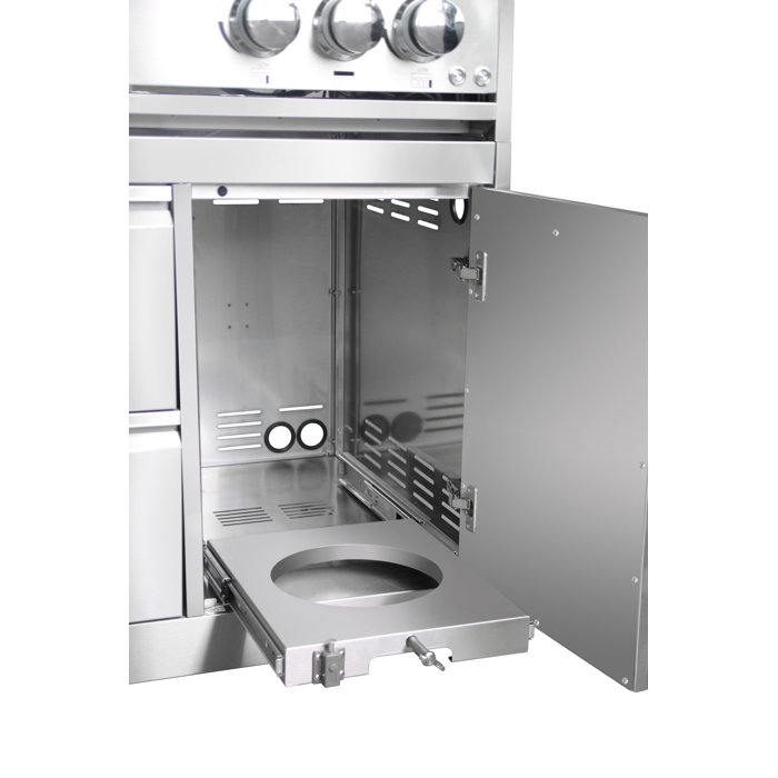 ThorKitchen 32.06" Stainless Steel 6-Piece Free Standing Modular ...