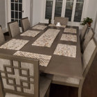 Union Rustic Gurrola Rectangle Geometric Recycled Teak Table Runner ...