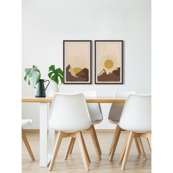 George Oliver Heere Sunrise At The Summit by - 2 Piece Picture Frame ...