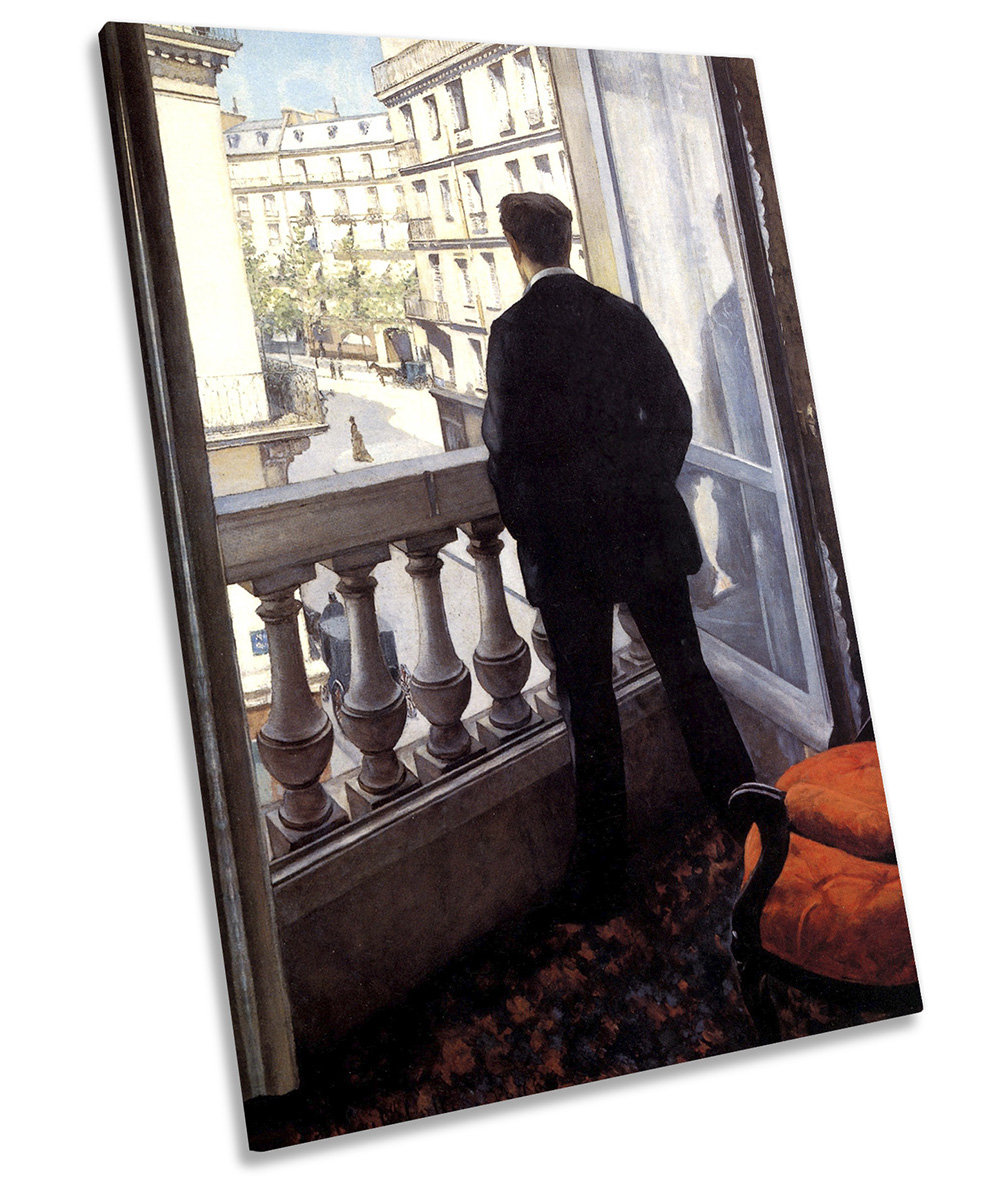 Marlow Home Co. X7441 Man At The Window Picture by Gustave Caillebotte ...
