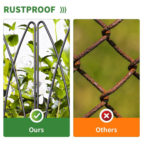 thealyn Decorative Metal Garden Fence 18" x 18" & Reviews | Wayfair