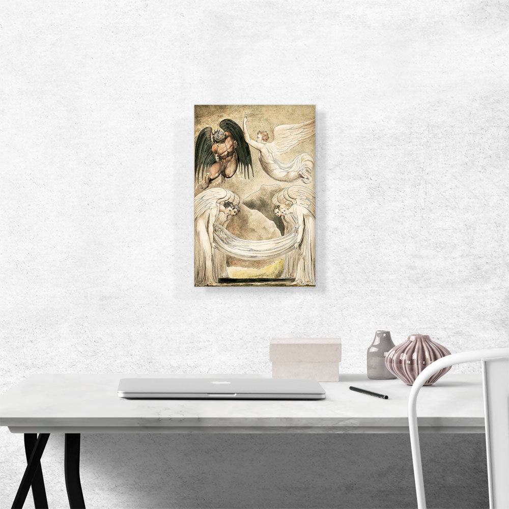 ARTCANVAS The Devil Rebuked The Burial Of Moses On Canvas by William ...