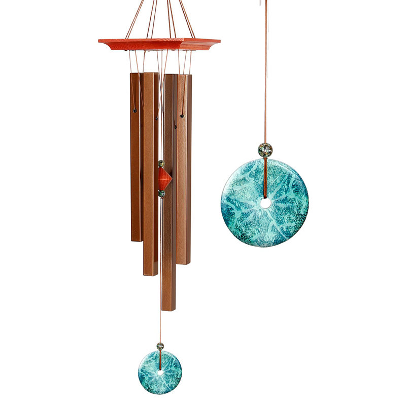 Woodstock Chimes Turquoise - Medium Wind Chime | Wayfair