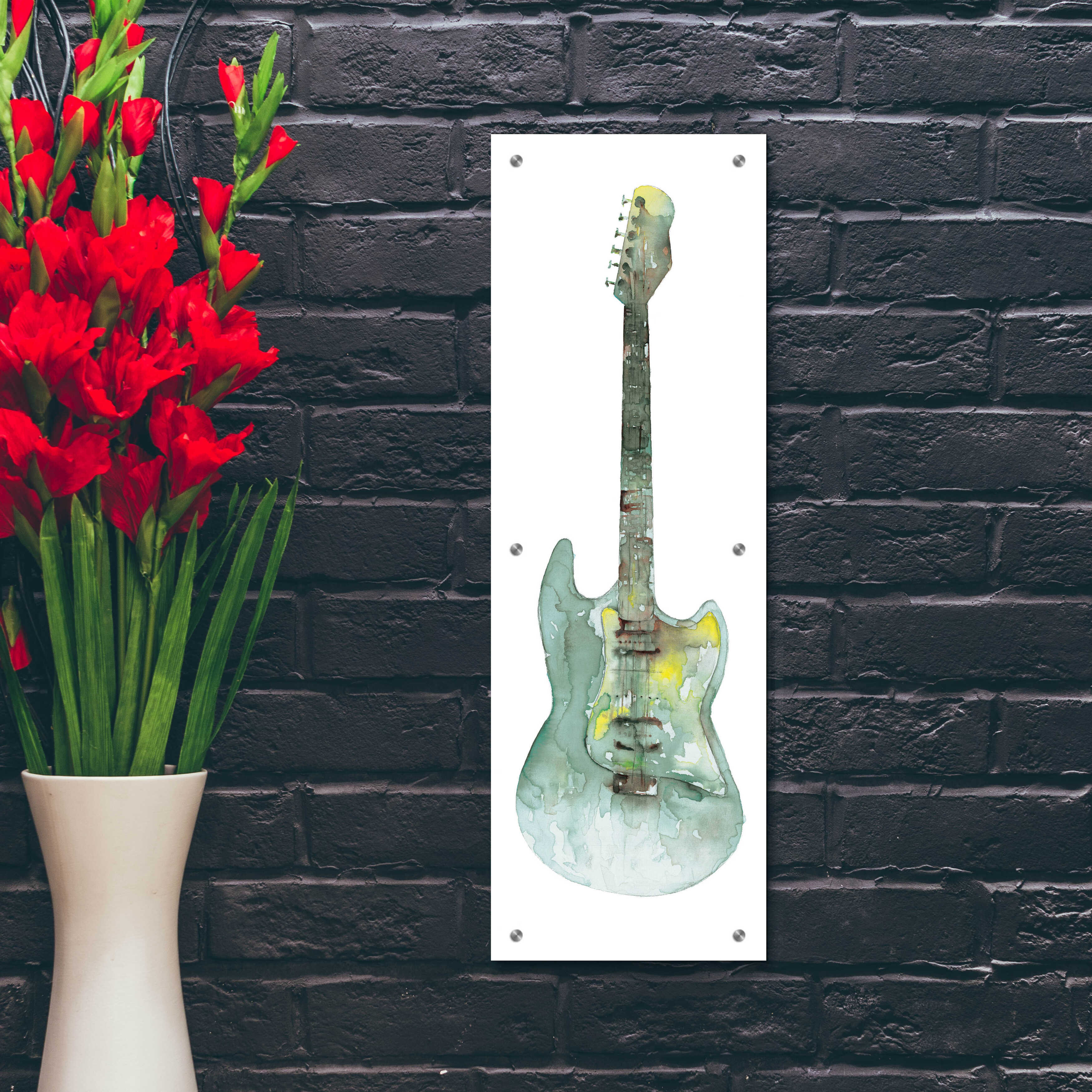 17 Stories Epic Art 'Green Rocker' By Cloverfield Co, Acryli Green ...