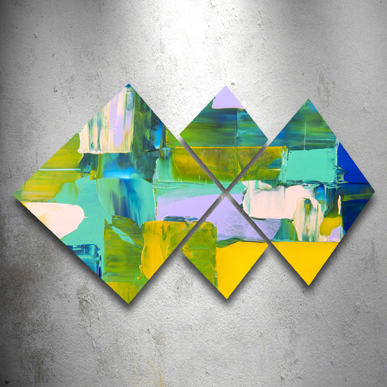 Ivy Bronx Decorative MDF Painting (4 Pieces) | Wayfair.co.uk