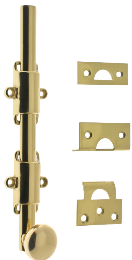 idh by St. Simons Solid Brass Heavy Duty Surface Bolt & Reviews | Wayfair