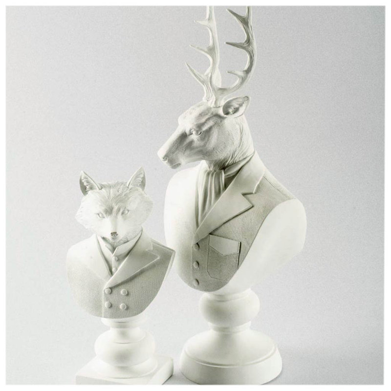 Latitude Run® Fox Resin Bust & Reviews | Wayfair