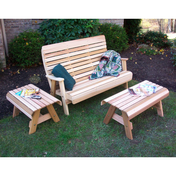 Creekvine Designs Cedar Benches Cedar Outdoor Bench | Wayfair