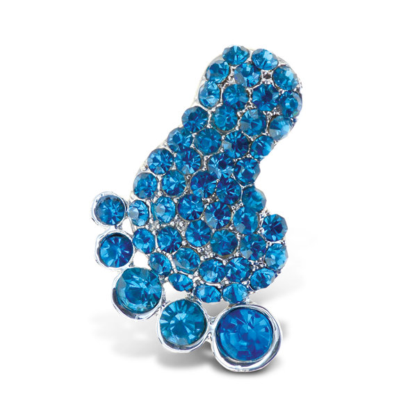 Trinx Foot Sparkling Refrigerator Magnet | Wayfair