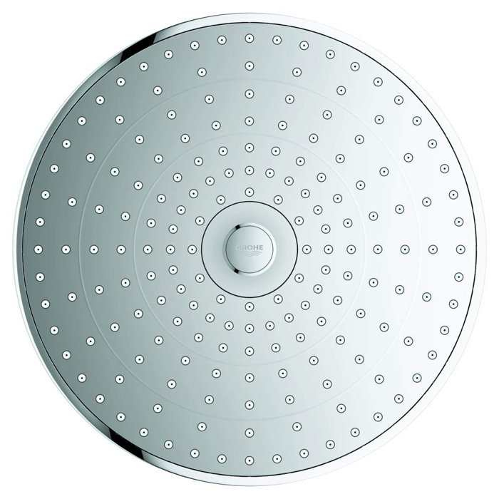 GROHE Euphoria® Multi Function Rain Shower Head with SpeedClean Nozzles ...