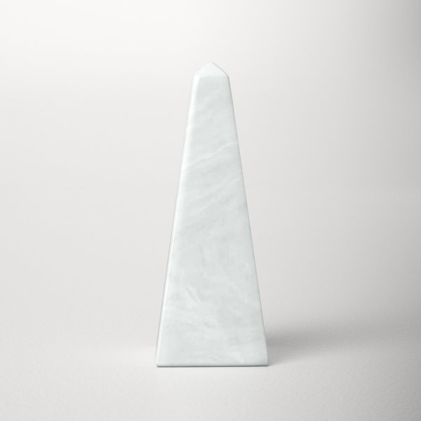 AllModern Meads Pyramid Sculpture | Wayfair