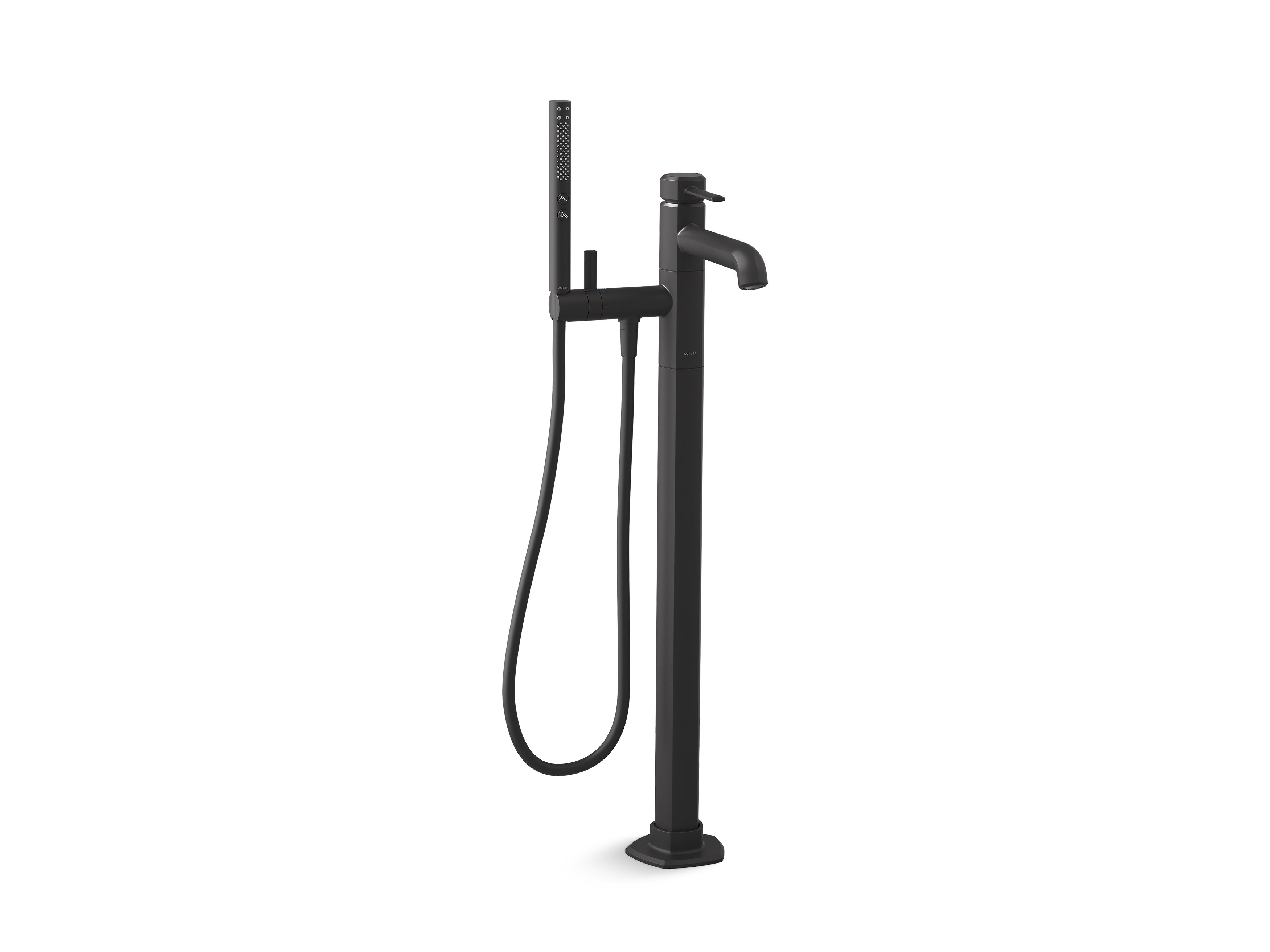Kohler Occasion Floor-Mount Bath Filler Trim With Handshower | Wayfair