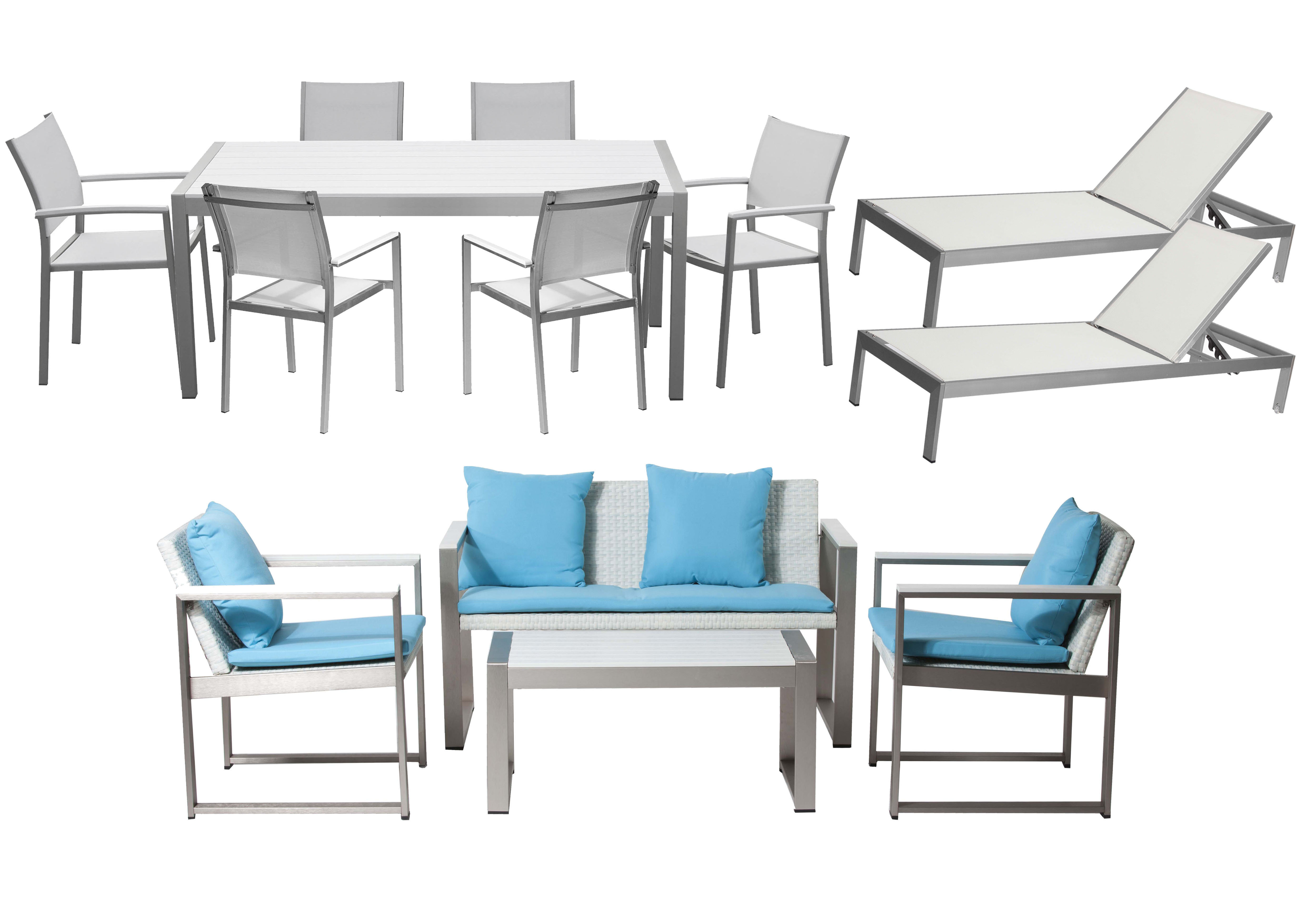 Ebern Designs Roz High-Density Polyethylene (HDPE) Wicker 12 - Person ...