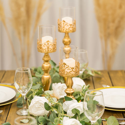 The Party Aisle™ Metal Tabletop Hurricane & Reviews | Wayfair