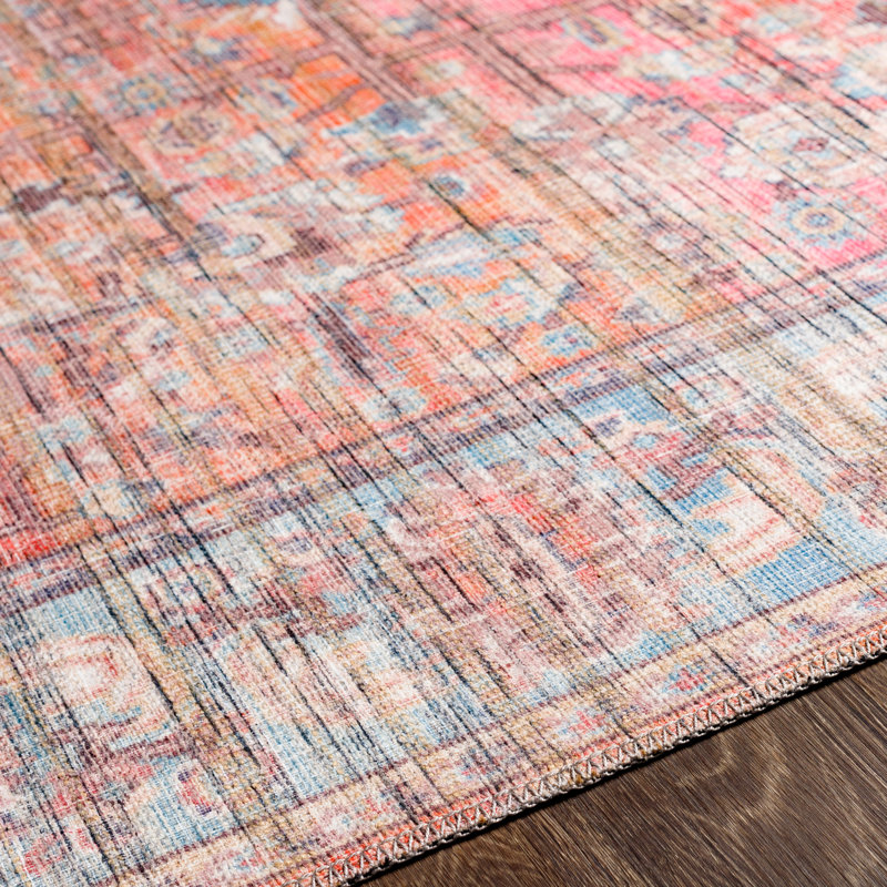 Mistana™ Sheryl Rose/Blue Rug & Reviews | Wayfair
