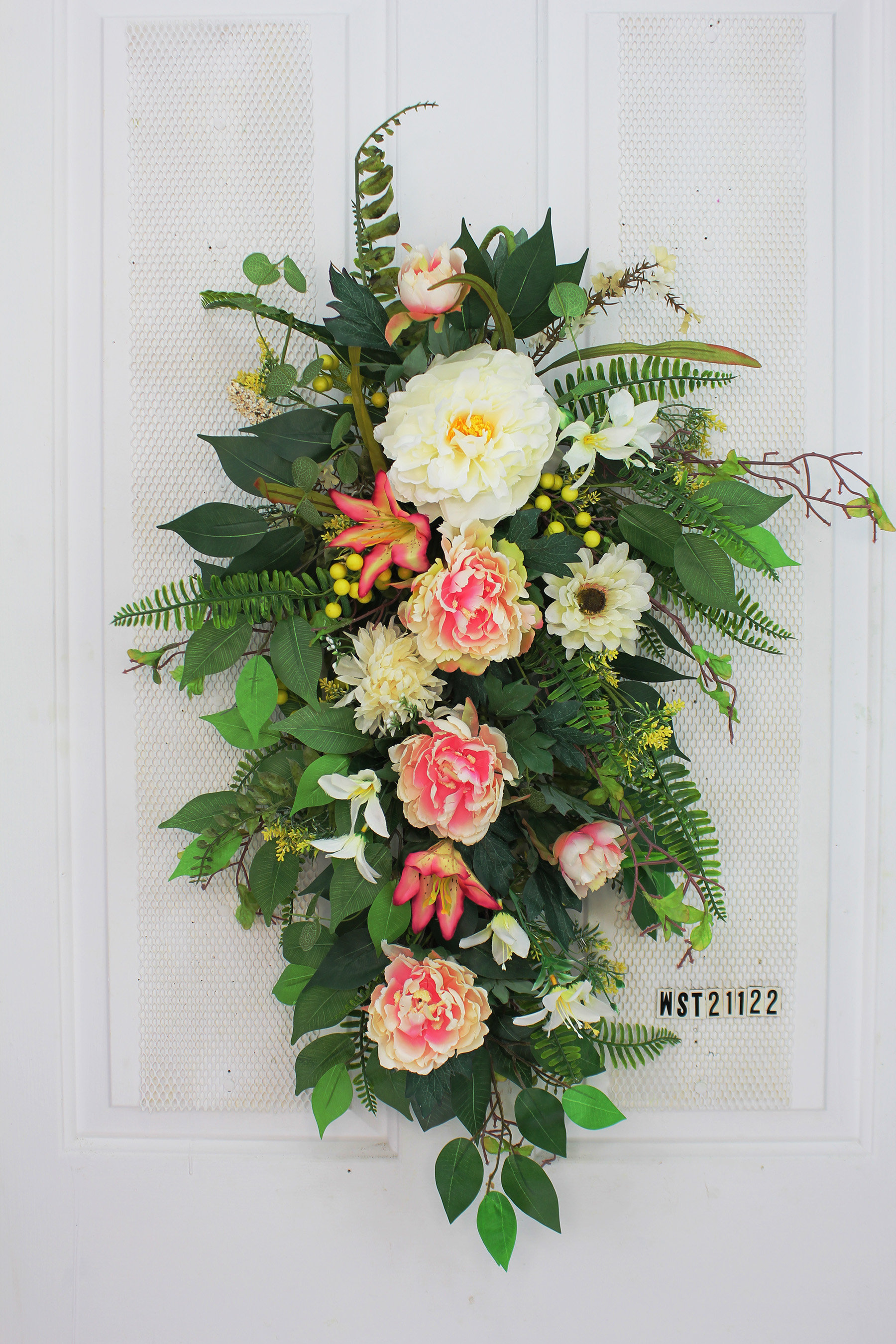 Primrue Faux Peony Swag | Wayfair