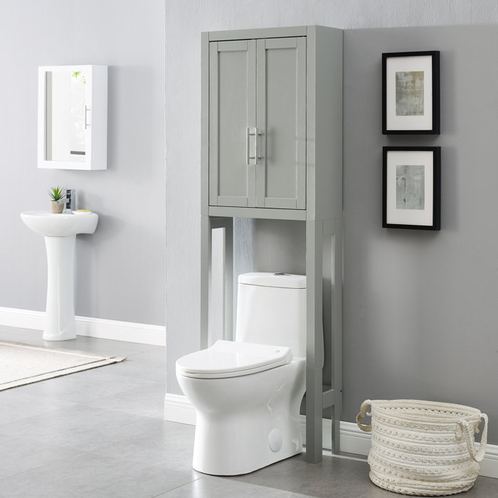 Three Posts™ Cortland Freestanding Over-the-Toilet Storage & Reviews ...