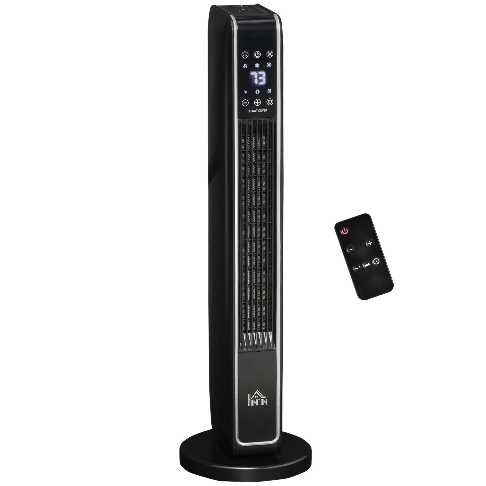 HomCom Ceramic 1,500 Watt Electric Fan Tower Heater & Reviews | Wayfair