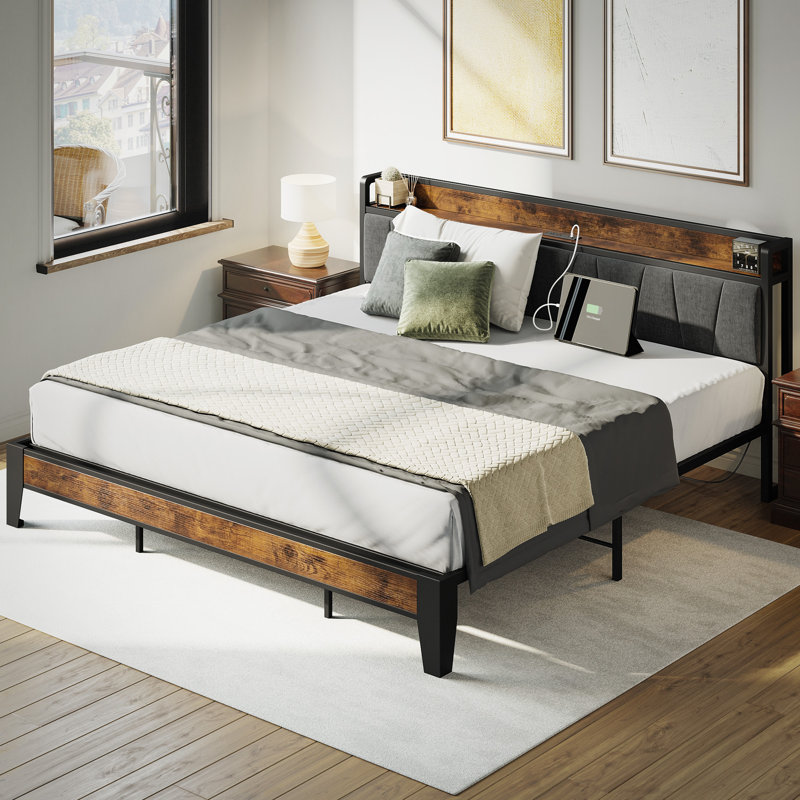 17 Stories Tharsiga 39'' Bed Frame & Reviews | Wayfair