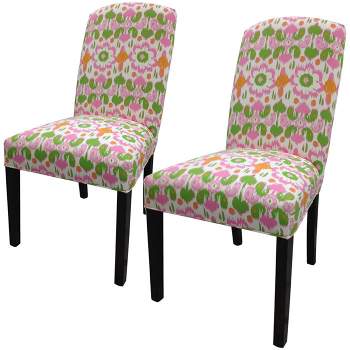 Sole Designs Cotton Solid Back Dining Chair & Reviews | Wayfair