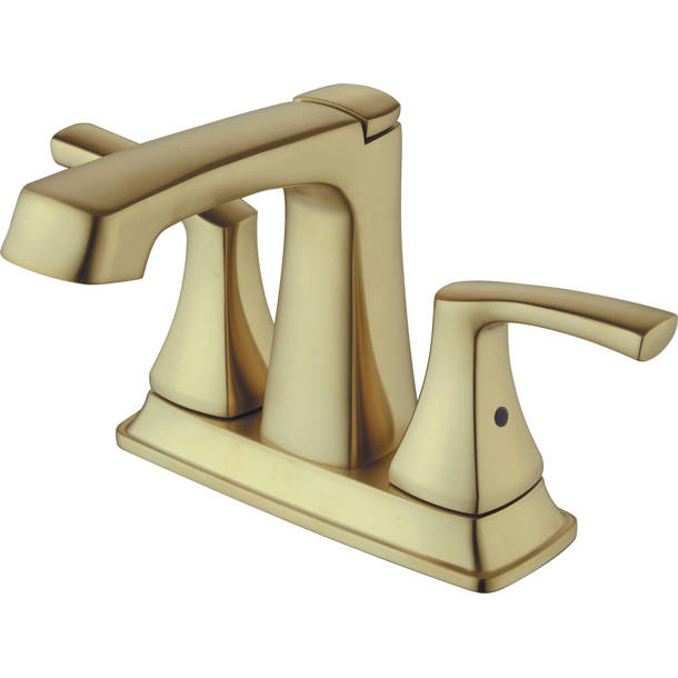 CMI Cardania Centerset Faucet 2-handle Bathroom Faucet with Drain ...