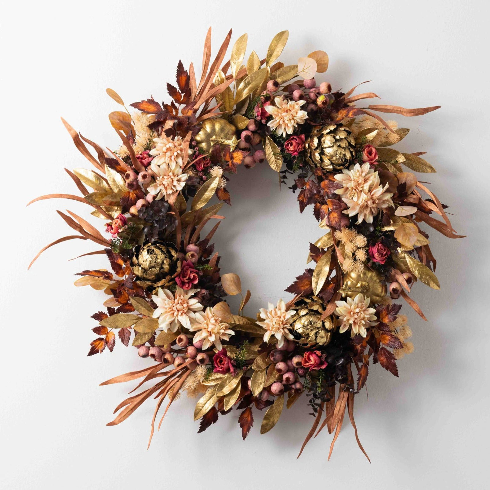 DarbyCreekTrading Autumn Enchantment - Gilded Bay Leaf, Beauty Rose ...