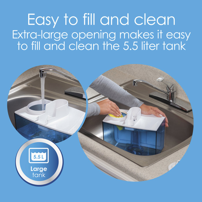 Hamilton Beach Cool Mist Steam Whole House Humidifier & Tabletop ...