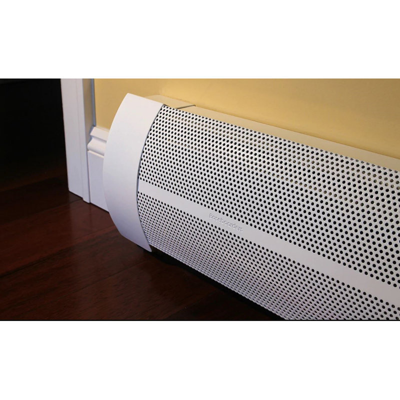 Baseboarders Elliptus Series Steel Easy Slip-On Baseboard Heater Cover ...