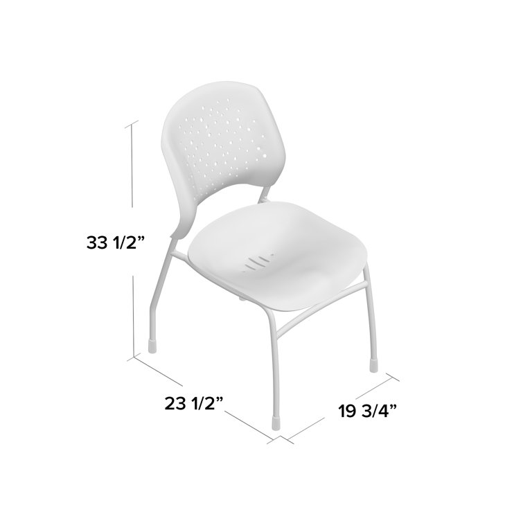 Safco Products Armless Reve Guest Stacking Chair | Wayfair