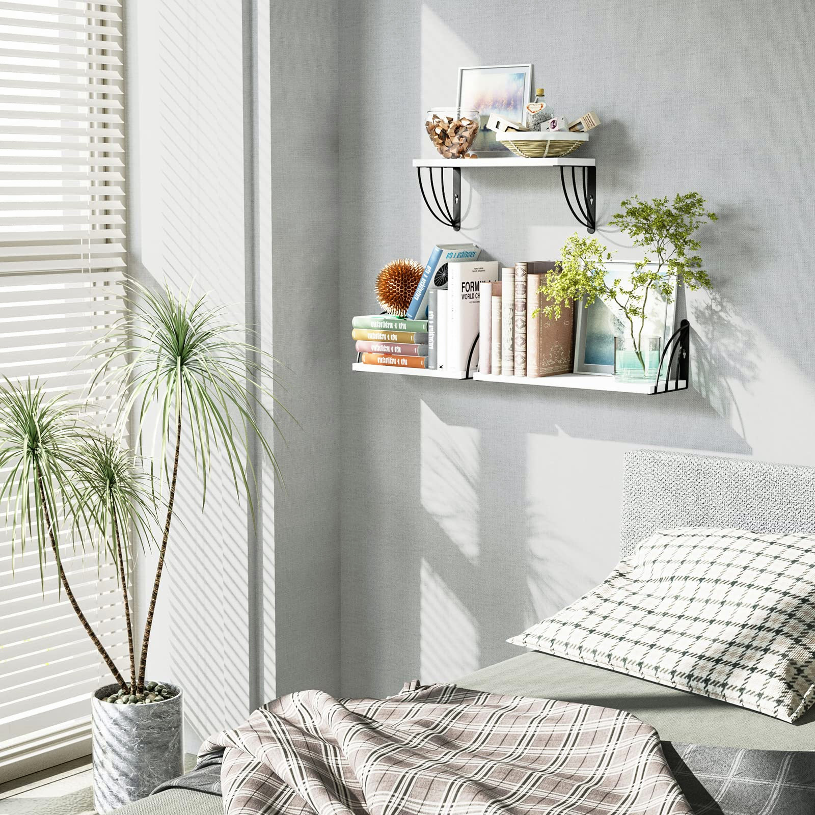 STARSKY Square Solid Wood Floating Shelf | Wayfair