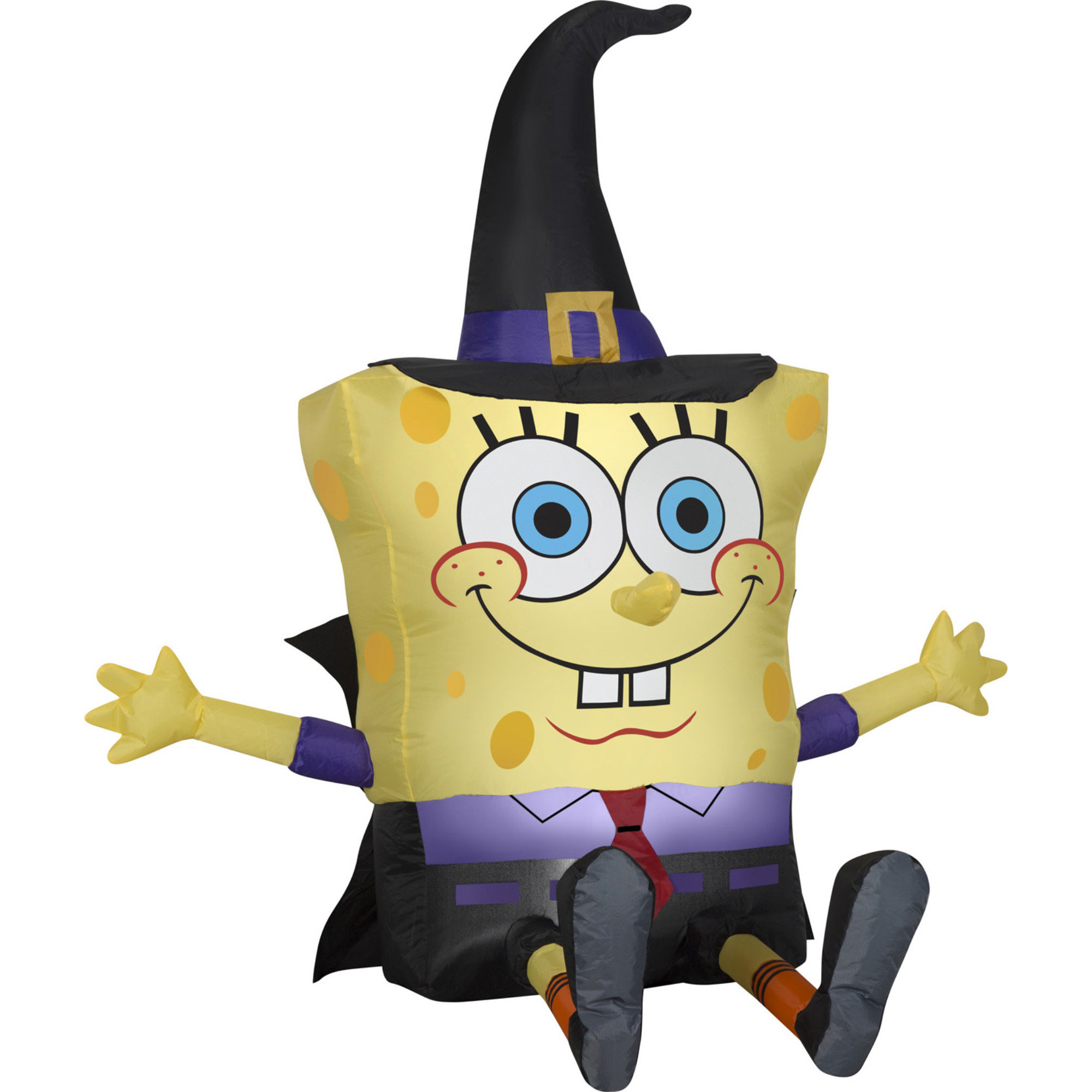 Gemmy Industries Airblown Spongebob as Witch Inflatable | Wayfair