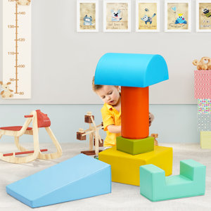 GDY Kids 6 Piece Blocks/Climbers & Reviews | Wayfair