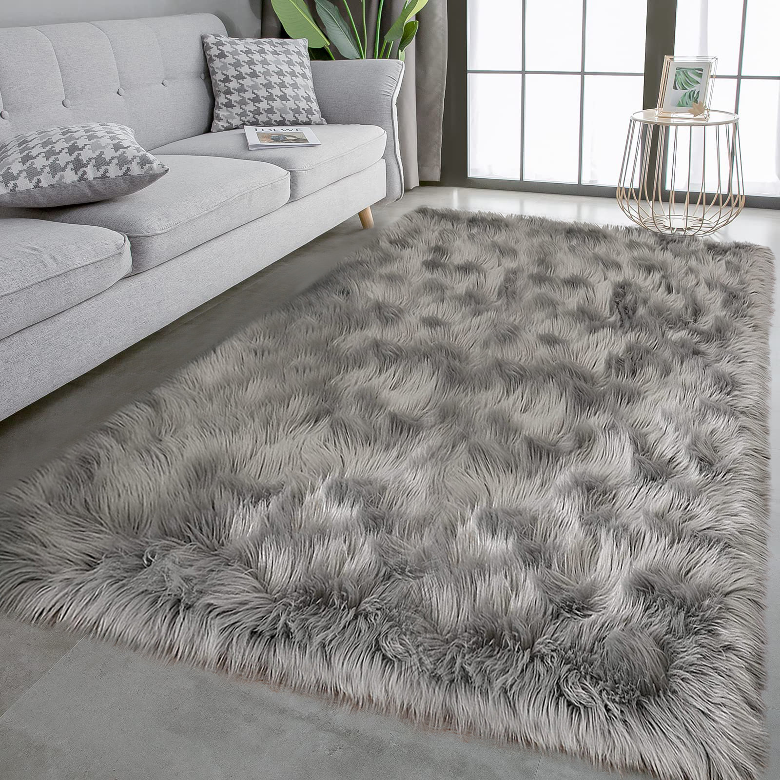 DUNTEN Performance Light Gray Machine Washable Rug | Wayfair