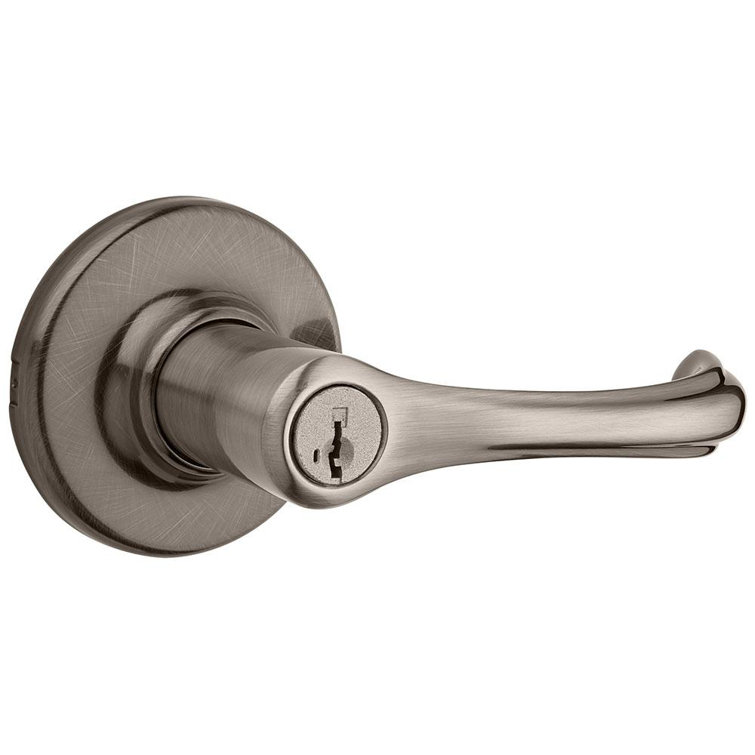 Kwikset Dorian Entry Door Lever with Smartkey | Wayfair
